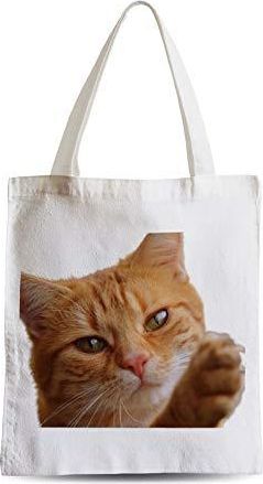 Fabulous Grand Sac Shopping Plage Etudiant Chat Roux Poil Long Mignon Animale de Compagnie