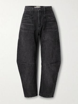 Nili Lotan Jean Barrel Taille Mi-haute Shon - Noir