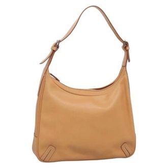 Burberry Pre-owned Cuir sacs-ports-paule - Femme - Pre-owned - Beige - Taille: ONE Size