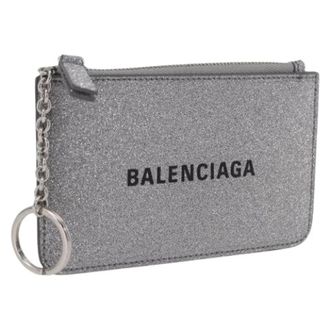 Balenciaga Porte-monnaie vintage Pre-owned - Femme - Pre-owned - Gris - Taille: ONE Size