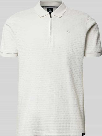 Lerros Regular Fit Poloshirt mit kurzem Rei&szlig;verschluss