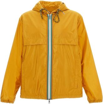 Moncler Homme, Vestes, Jaune, Taille: 2XL Nidge Hooded Zip Jacket