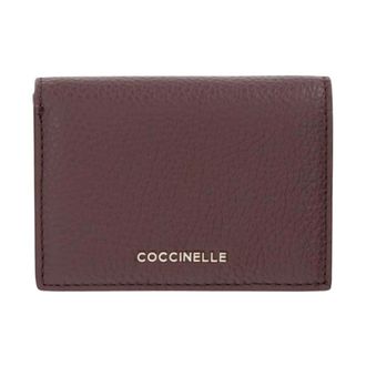 Coccinelle Femme, Accessoires, Violet, Taille: ONE Size Portefeuille en cuir pli&eacute;