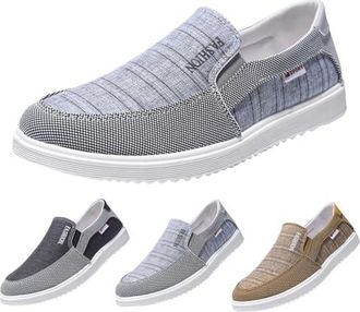 Generic Mocassins &agrave; enfiler pour homme, baskets de marche d&eacute;contract&eacute;es, confortables et l&eacute;g&egrave;res, semelle int&eacute;rieure rembourr&eacute;e douce, chaussures basses durab