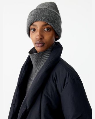 Arket Beanie Aus Alpakawolle Und Wolle -Grau