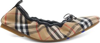 Burberry Ballerinas - Flat Shoes Beige - Gr. 37,5 (EU) - in Beige - f&uuml;r Damen