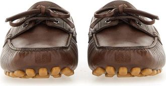 Valentino Garavani Vlogo Signature Buffalo Leather Loafer - Brown