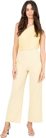 Patrizia Pepe Combinaison asym&eacute;trique &agrave; une &eacute;paule - Femme - Combinaisons et Ensembles - Jaune - Taille: 40 FR