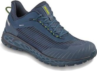 Meindl Power Walker 4.2 Chaussures de randonnée pour homme, bleu nuit jaune, 45 EU Large