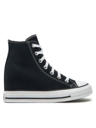 Converse Sneakers aus Stoff Chuck Taylor All Star Wedge Platform A11909C Schwarz