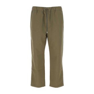 OAMC Milit&auml;rgr&uuml;ne Wollpant - - Trousers - Herren - Gr&uuml;n - L