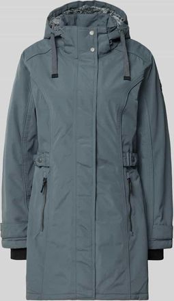 G.I.G.A. DX Regular Fit Parkamantel mit verdecktem Rei&szlig;verschluss