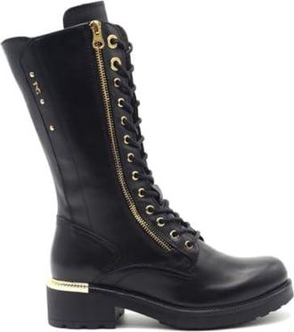 Nero Giardini I308991D Bottes en cuir pour femme, Noir, 38 EU