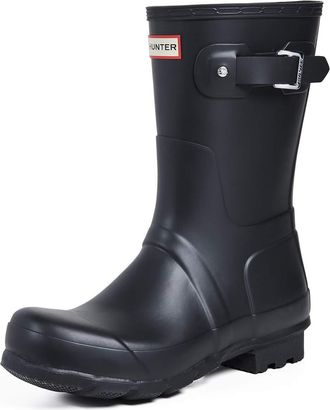 Hunter Unisex Short Gummistiefel, Black, 40 EU, schwarz