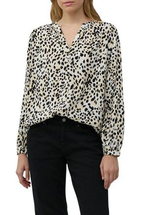 s.Oliver Klassische Bluse mit All-Over Print