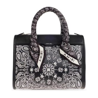 Amiri Bandana Micro Triangle - - Bags - Damen - Schwarzk - ONE SIZE