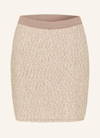 Monari Monari Strickrock Mit Glitzergarn beige
