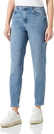 Pieces Pcleah Mom Hw Ank Lb110-ba/noos, Jean slim Femme, Bleu (Light Blue Denim), W27 (Taille fabricant: Small)