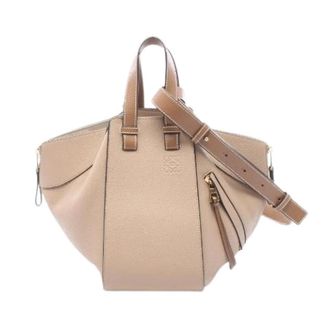 Loewe Pre-owned Hammock Small Leather 2way Bag - - Pre-owned - Damen - Beige - ONE SIZE
