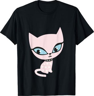 Pussy Deluxe Pink Cat T-Shirt