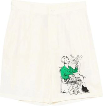 KidSuper Studios Homme, Shorts, Beige, Taille: L Fur Shorts