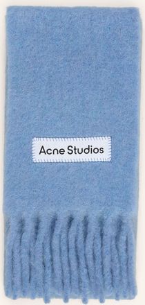 Acne Studios Schal Mit Alpaka blau