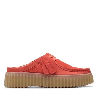Clarks Femme Torhill Mule Zapatillas, Coral Suede, 40 EU