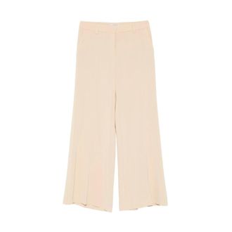 Alberto Biani Femme, Pantalons, Beige, Taille: 44 FR Pantalon Large