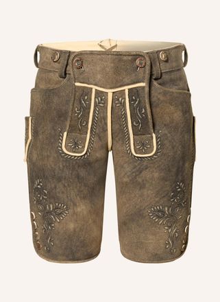 Beckert Beckert Trachten-Lederhose Ramsau Aus Hirschleder grau