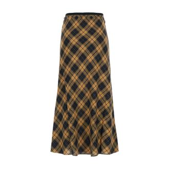 Pinko Karo-Rock mit Hotfix-Besatz - - Skirts - Damen - Mehrfarbig - S