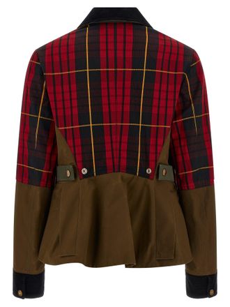Alexander McQueen Womens Multicolor Cotton Full-Length Jacket Clothing