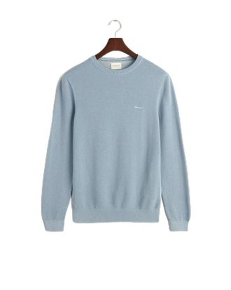 GANT Herren Cotton Pique C-Neck Pullover, Rich Blue, XX-Large