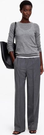 Arket Elegante Hose Mit Elastikbund -Grau