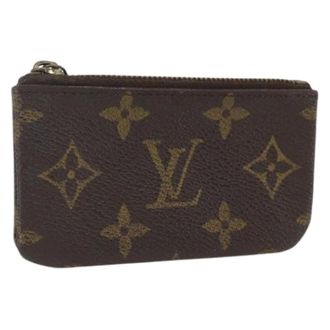 Louis Vuitton Portefeuille en toile Pre-owned - Femme - Pre-owned - Brun - Taille: ONE Size