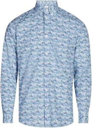 Au Printemps Paris Chemise imprim&eacute;e en coton Dropico