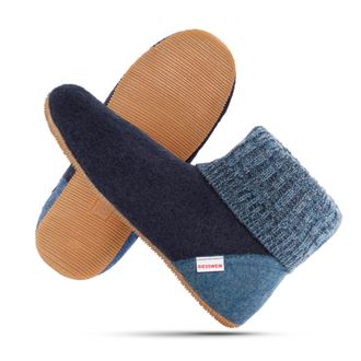 Giesswein Unisex Wildpoldsried Kids Hohe Hausschuhe, Ocean 588, 40 EU