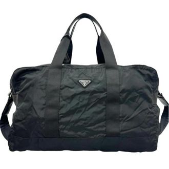 Prada unisex, Pre-owned, Noir, Taille: ONE Size Sac Boston Vintage doccasion