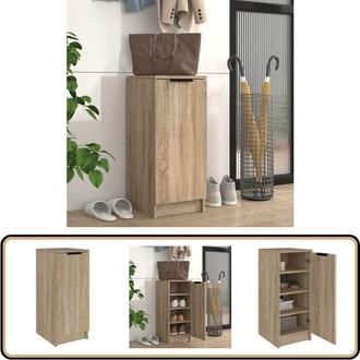 vidaXL Vidaxl - Schuhschrank Sonoma-Eiche 30x35x70 cm Holzwerkstoff - Schuhschrank - Holzwerkstoff - Sonoma-Eiche - Garderobe - Aufbewahrung