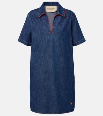 Valentino Robe VGold en denim