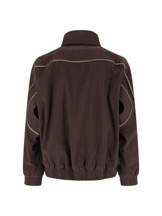 Kiko Kostadinov Mens Jackets Brown Cotton