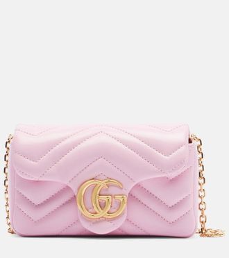 Gucci Crossbody Bag GG Marmont Mini aus Leder