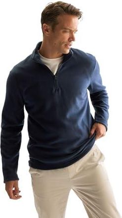 DeFacto Bequeme Sweat-Shirt pour Homme, Indigo Clair, L