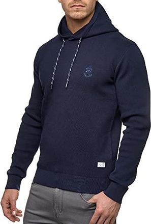 Indicode Hommes Longview Hoodie | Sweat &agrave; Capuche Navy XL