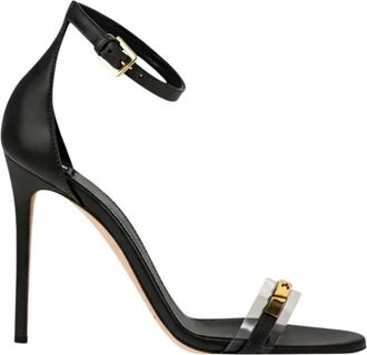 Elisabetta Franchi Femme, Chaussures, Noir, Taille: 38 EU Sculpture Heel Sandales
