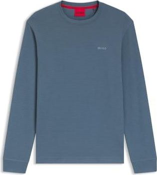 HUGO BOSS Hugo Austin Ls Shirt 10267482 01 Pyjama à Manches Longues, Open Blue 496, XXL Hommes