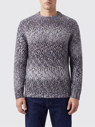 Dondup Pull &agrave; col rond en m&eacute;lange de laine &agrave; motif abstrait