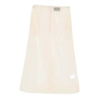 Simone Rocha Jupe Ripple - Femme - Jupes - Beige - Taille: 34 FR