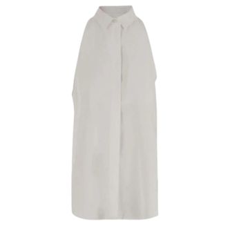 Darkpark Darkpark, Femme, Blouses et Chemises, Blanc, Taille: 40 FR Vanessa Sleeveless Shirt