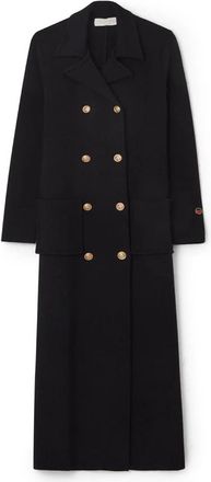 Busnel Capri Mantel - - Coats - Damen - Schwarzk - XL