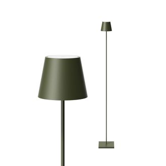 Sigor Nuindie Stehleuchte - Dimmbare LED Akku-Stehlampe Indoor & Outdoor, IP54 spritzwassergesch&uuml;tzt, H&ouml;he 120 cm, aufladbar mit Easy Connect, 12 h Leuchtda